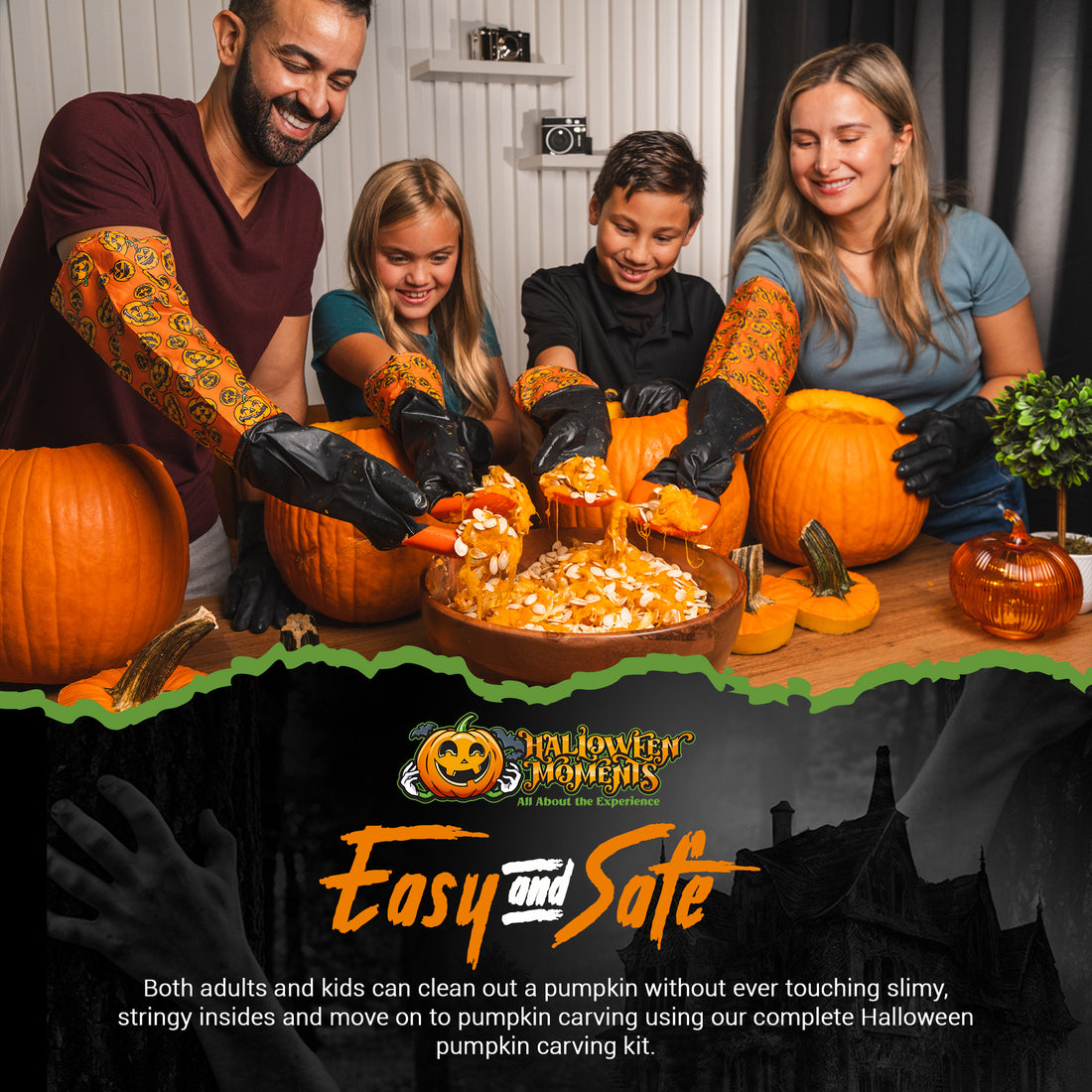 Pumpkin Carving Kits | Halloween Moments Pumpkin Glove Scraper Shop